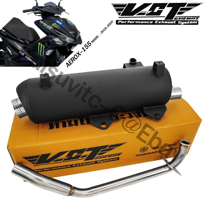 For AEROX-155 2016-2020 Full System Exhaust Pipe VCT | eBay