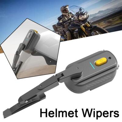 Motorcycle Helmet Electric Wiper Bike Helmet Visor Rain Wiper ...
