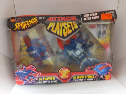 Spider-Man Attack Playsets The Phantom & The Spider Striker 1997 Marvel ...