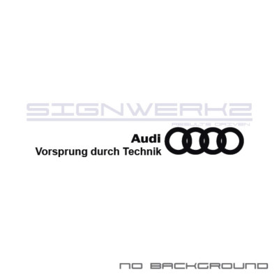 Audi Vorsprung Durch Technik Decal Sticker A4 S4 S3 S5 TTRS RS3 R8 Pair ...