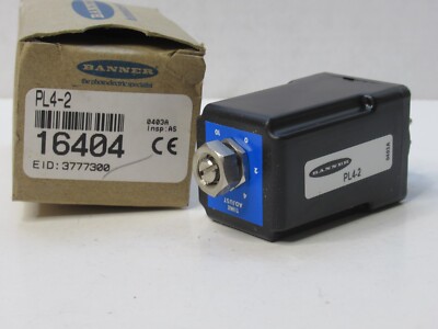 (NEW) BANNER PL4-2 PL42 Plug In Logic Module | eBay