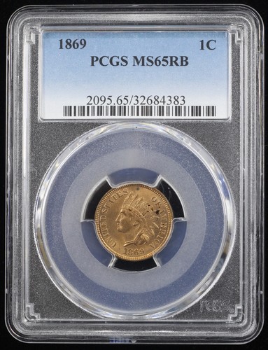 1869 INDIAN HEAD CENT 1C PCGS MS65RB (84383) | eBay