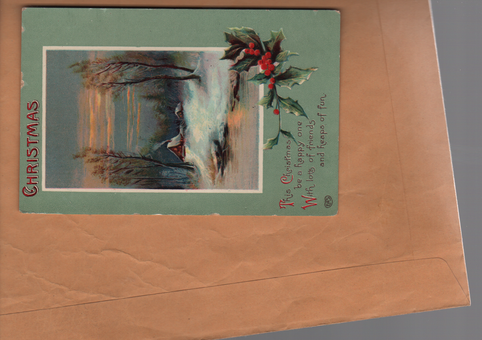 Littleton Drew, Chippenham, Wiltshire - Scarce Rubber postmark 1913 ...