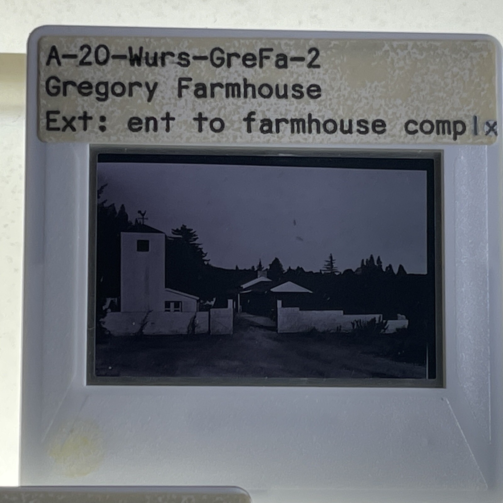 William Wurster “Gregory Farmhouse” Architecture 3 35mm Art Slide | eBay