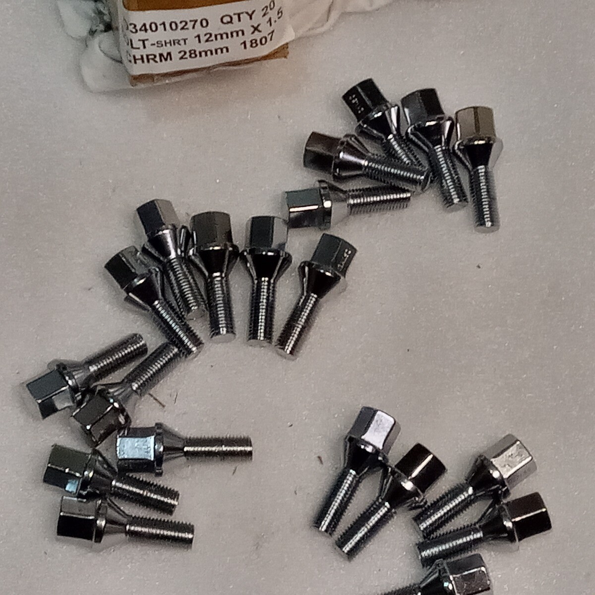 Mercedes BOLT SET W124 84-06 450SL 500SL 560SL 380SL 300E 190E W126 ...