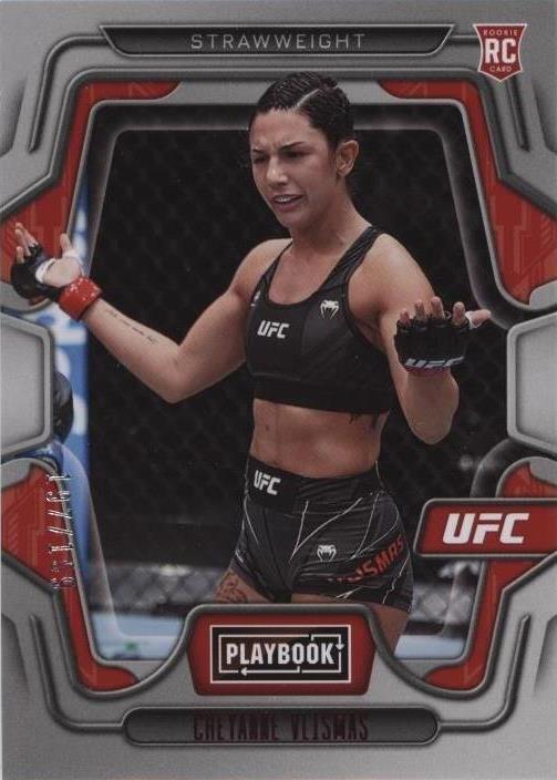 2023 Panini Chronicles UFC - Playbook Cheyanne Vlismas #120 Red /199 ...