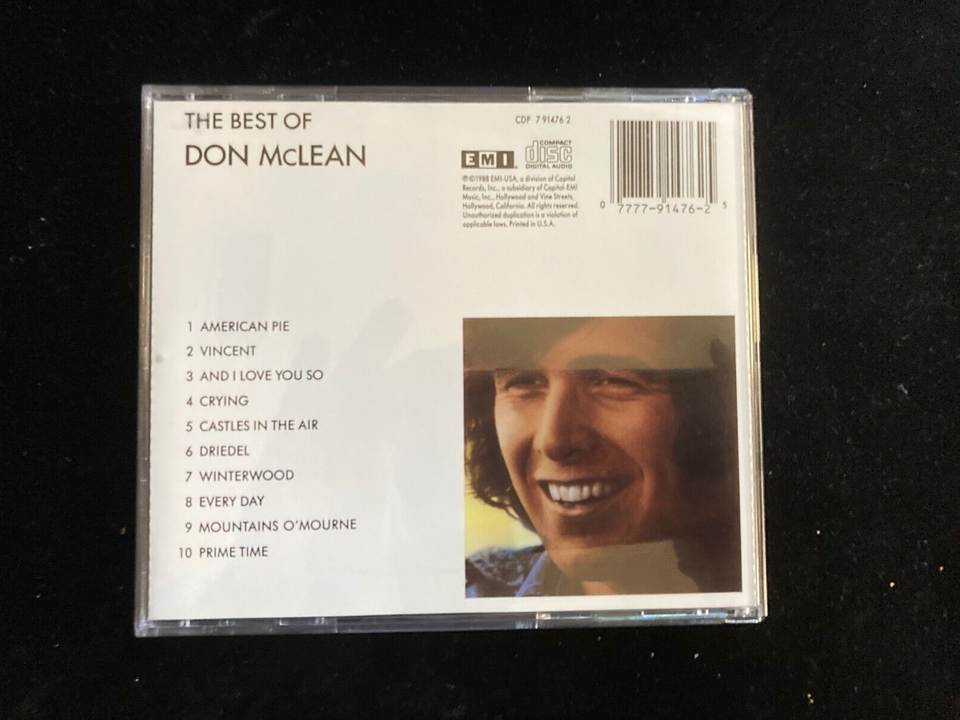 Mclean, Don : Best of Don McLean CD 77779147625| eBay