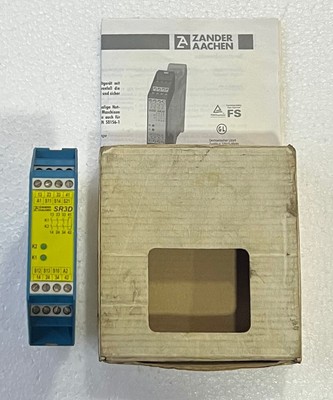 Zander Aachen Sr3d Safety Emergency Stop Relay 472270 230v 50-60hz | eBay