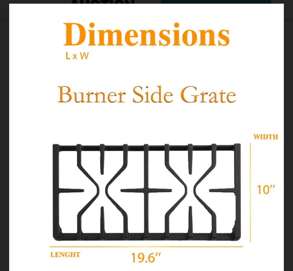 Upgraded WB31X27151 Grate Replacement for GE Stove Parts Range Burner ...