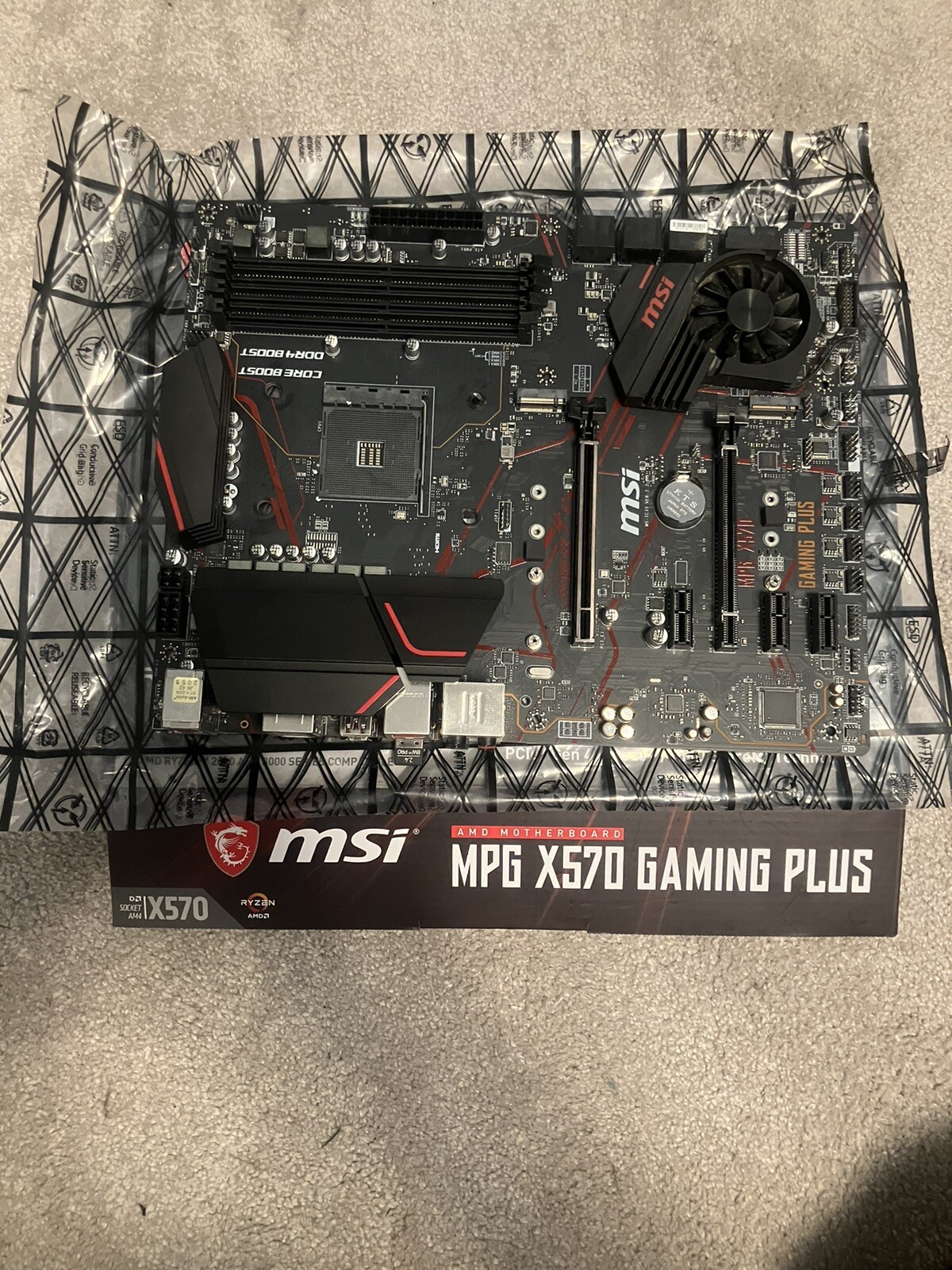 MSI X570 Gaming Plus, AM4, AMD (7C37-004R) Motherboard 4719072652517 | eBay