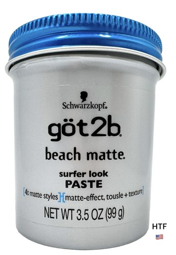 Schwarzkopf Got2B Beach Matte Surfer Look Paste 3.5 oz | eBay