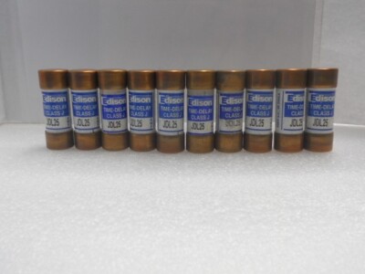 Nice Lot JDL 25 Edison Fuses Class J Time Delay Type D LPJ 25SP 600V | eBay