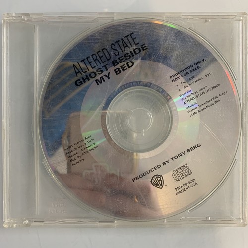 Altered State Ghost À Côté De Mon Lit CD Promo Single | eBay