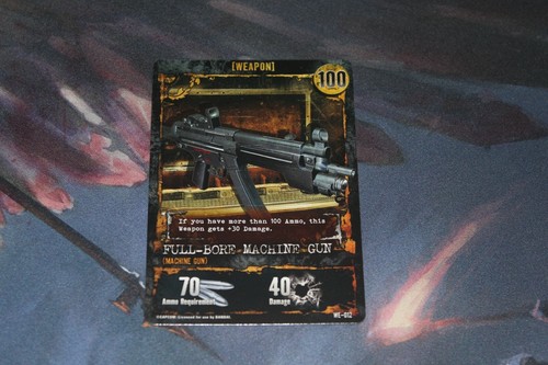 Full-Bore Machine Gun Card - Resident Evil Deck Building Game - WE-12 ...