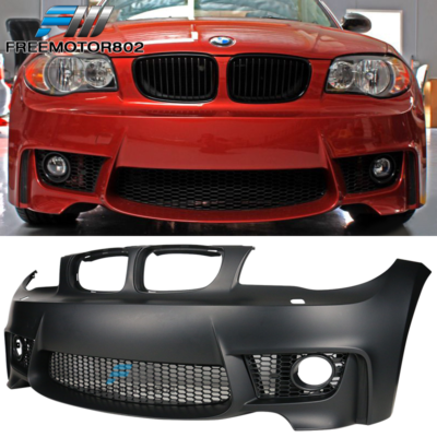 Fits 07-13 BMW 1 Series E82 1M Style No PDC Front Bumper Conversion PP ...