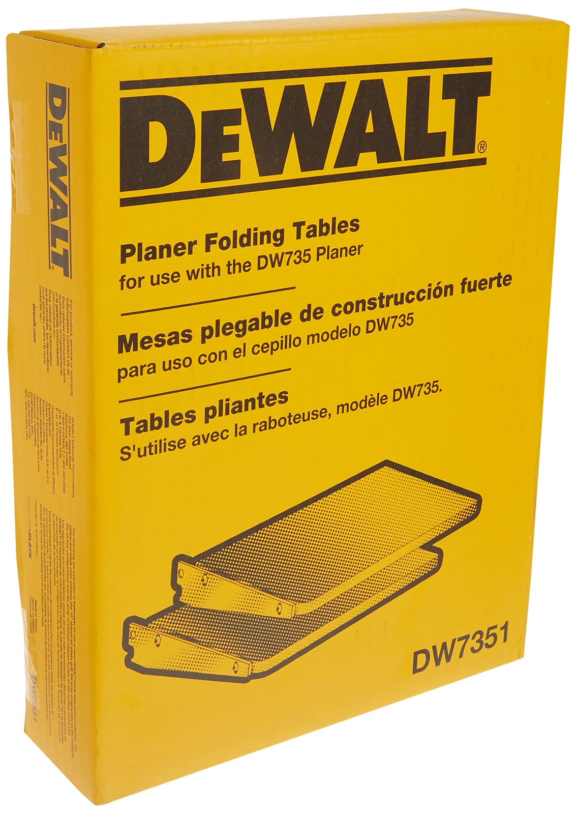 DeWALT DW7351 13" Planer Outfeed Folding Table Tool - For DW735 | eBay