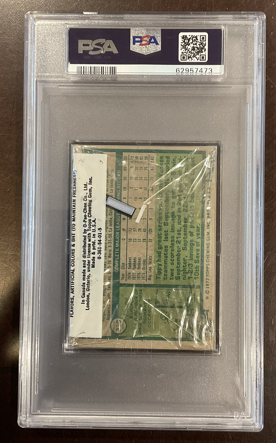 1977 Topps Baseball Cello Pack PSA 9 | eBay