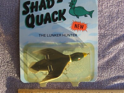 Shad -- Quack The Lunker Hunter Novelty Crankbait Fishing Lure Mallard ...