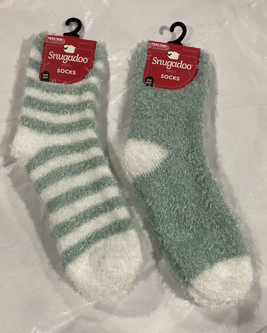 Snugadoo Women’s Socks, 2 Pair, Soft, Snuggly NWT! | eBay