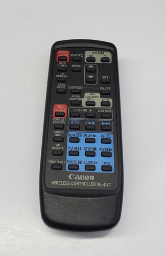 CANON WL-D77 Wireless Remote Control for GL1 GL2 Camcorder MiniDV ...