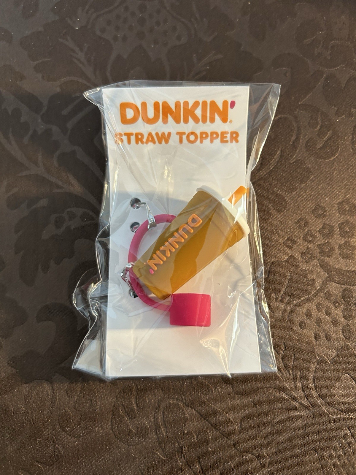 Dunkin Donuts Straw Topper Ice Coffee Cup Stocking Stuffer | eBay