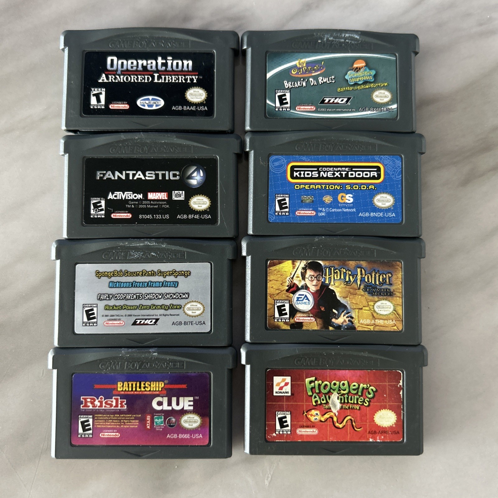 Gameboy Advance Mix Lot (Cartridge Only) Good Condition Tested 8 Games ...