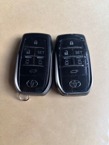 [Import duties included] Toyota Alphard Smart Key Set 2pcs Black Remote ...
