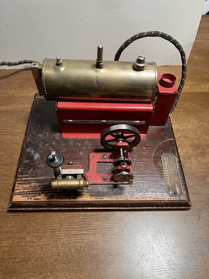 Vintage WEEDEN Model #44 STEAM ENGINE-1950’s-Toy - Wooden Plaque | eBay