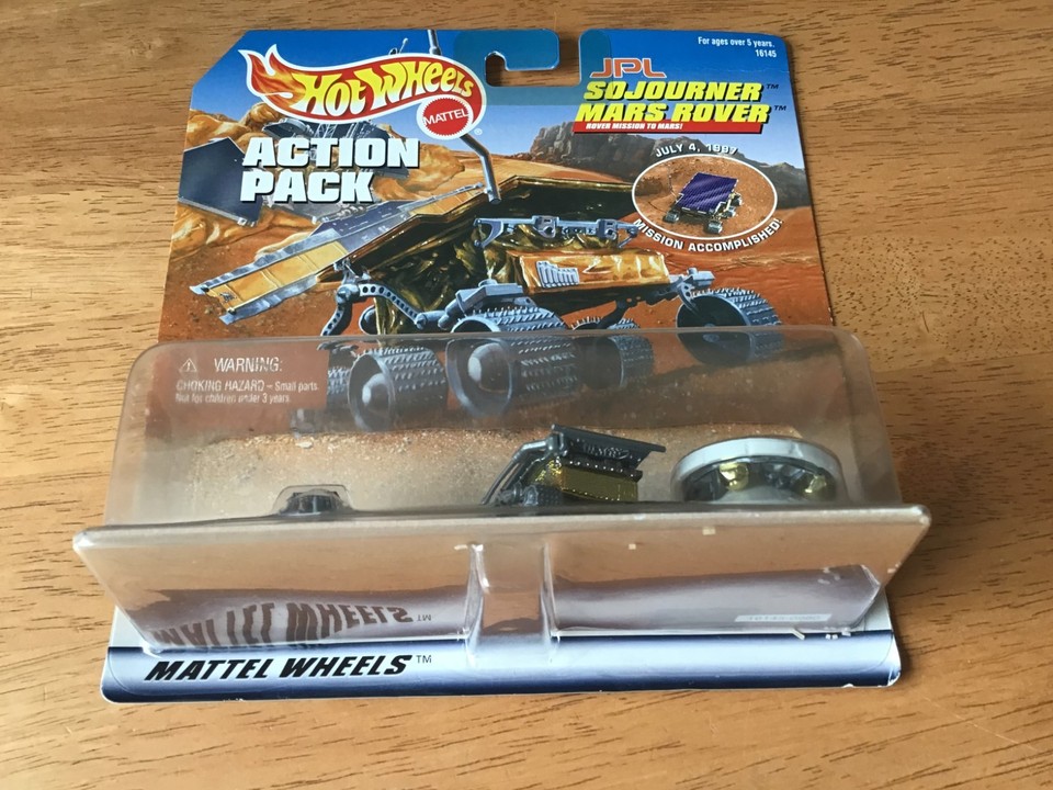 Hot Wheels Action Pack JPL Sojourner Mars Rover Lander Pathfinder P26 ...