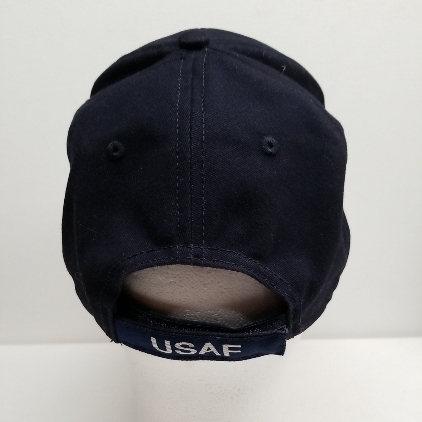 US Air Force Text Navy Blue USAF Baseball Cap Ballcap… - Gem