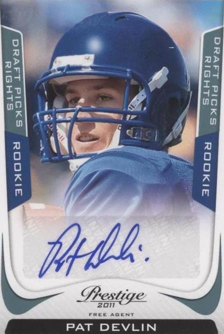 2011 Panini Prestige - Rookie Pat Devlin #273 Draft Picks Rights Signatures /1499 (AU, RC) for ...
