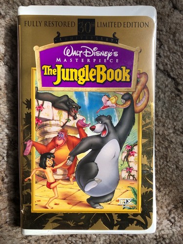 The Jungle Book (VHS, 1997, 30th Anniversary, Fully Restored, Limited ...