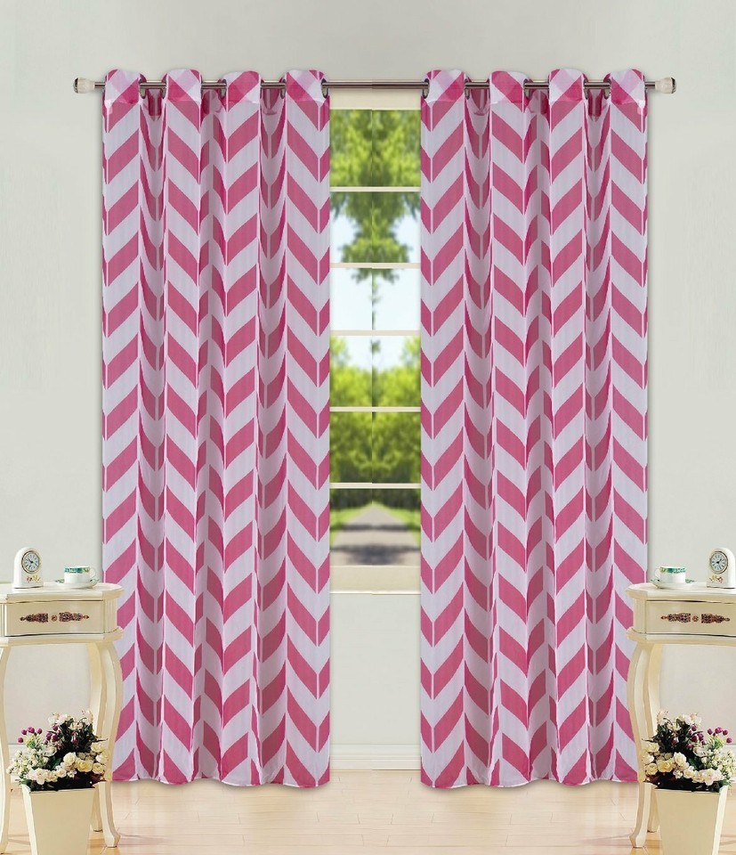 CHIC 1 SINGLE PANEL GROMMET VOILE SHEER WINDOW DRESSING CURTAIN ...