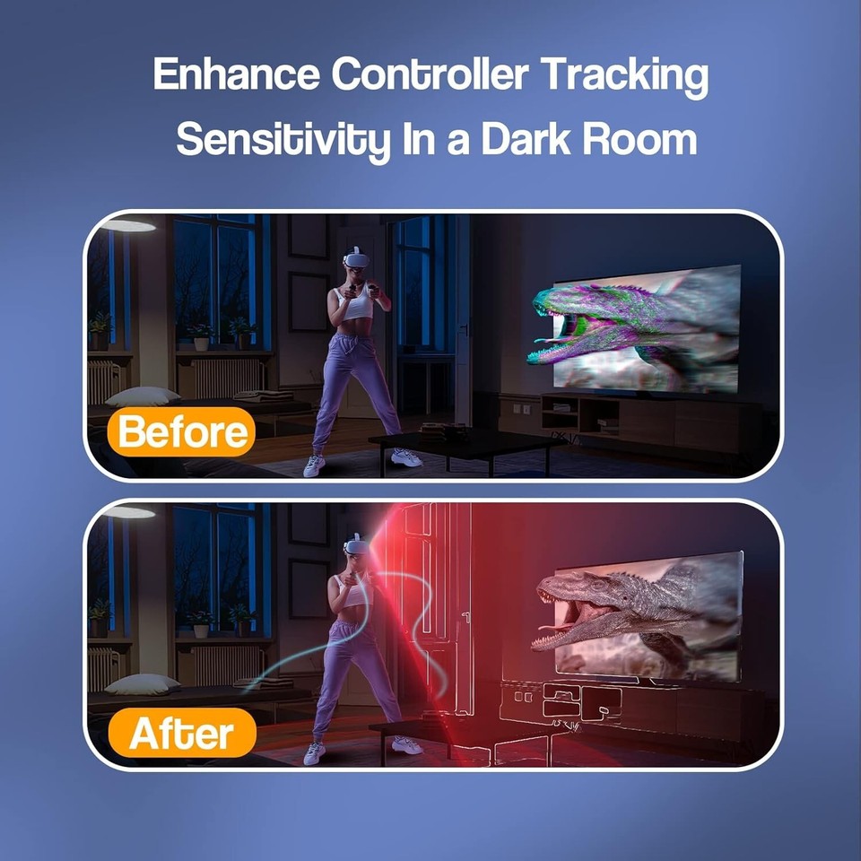 Battery Pack with Ir Light for Oculus Quest 2, Ir Illuminator Infrared ...