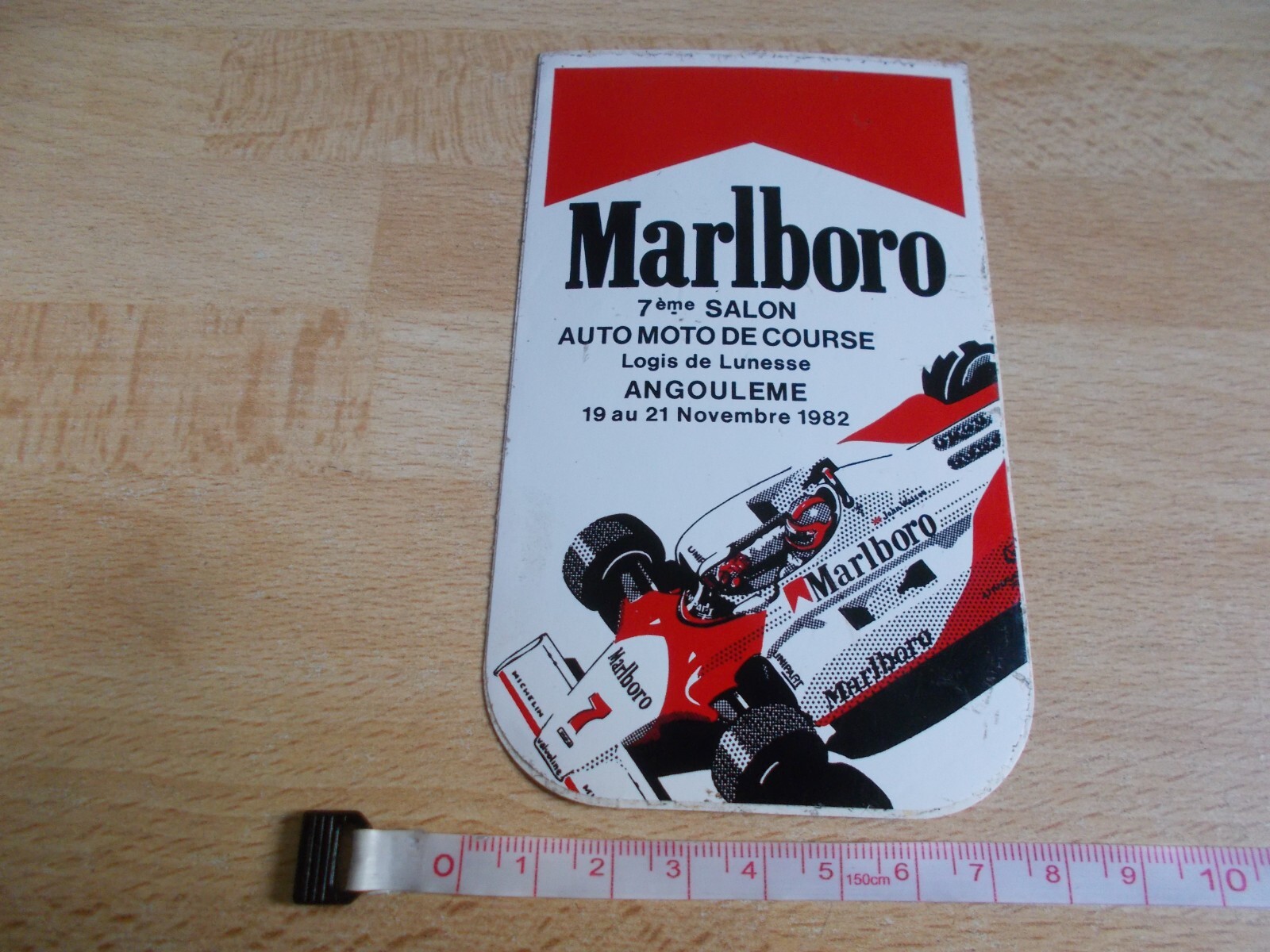 Sticker Marlboro - Salon Auto Motorcycle Race - Angoulême 1982 | eBay