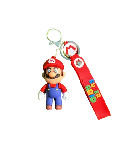 Super Mario Nintendo Keychains Pendant Souvenir Item PVC Rubber Gift ...