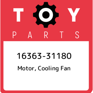 16363-31180 Toyota Motor, cooling fan 1636331180, New Genuine OEM Part ...