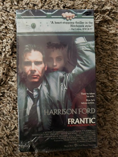 Frantic (1991) VHS Harrison Ford Warner Home Video 85391178736| eBay