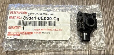 OEM Toyota Highlander Object Sensor 89341-0E020-C0 Altitude Black | eBay