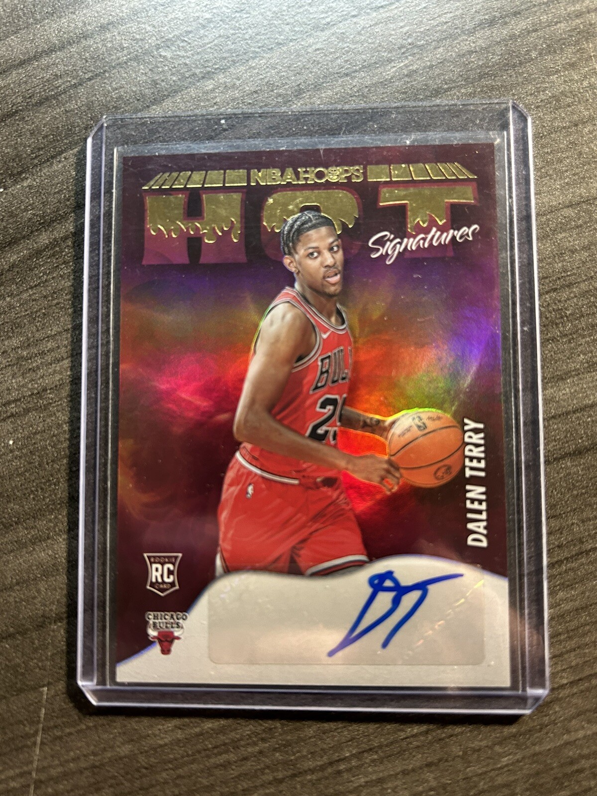2022-23 Panini NBA Hoops Hot Signatures Rookie Dalen Terry Bulls B1 | eBay