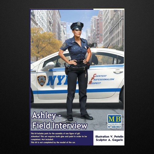Master Box 24027 Ashley - Field Interview Police Officers 1/24 Scale ...