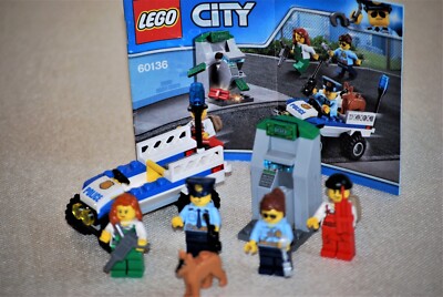 Lego® 60136 City Polizei Starter-Set Banküberfall mit Figuren ...