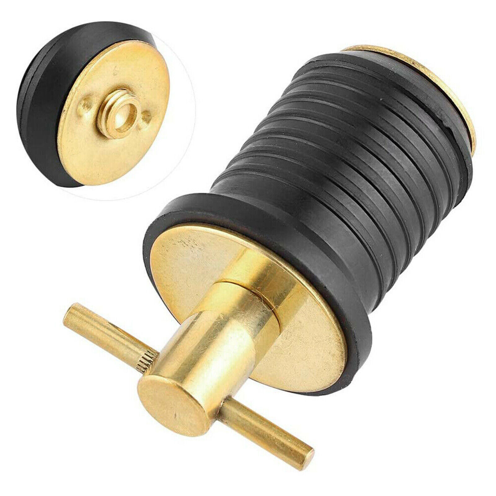 25mm / 1" Brass Screw Handle Expanding Yachts Boat Drain Plug/Bung AU ...