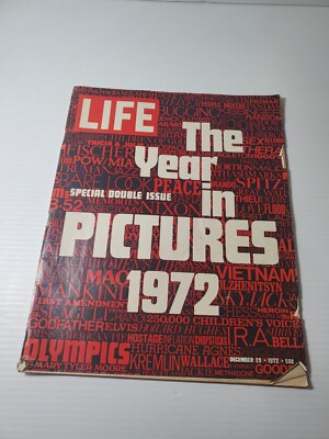 Time LIFE Magazine Issue December 29 1972 The Year in Pictures Special ...