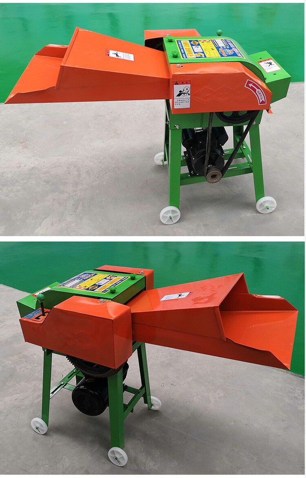 grass cutter Straw grinder poultry animal feed grinder silage hay feed ...