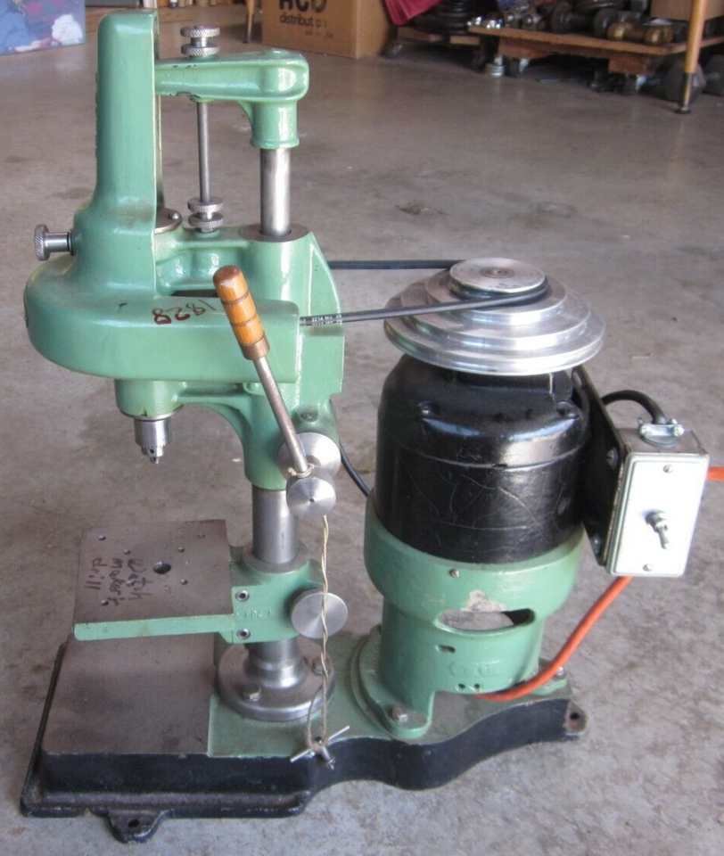 The High Speed Hammer Co. drilling machine watchmaker's drill press R ...