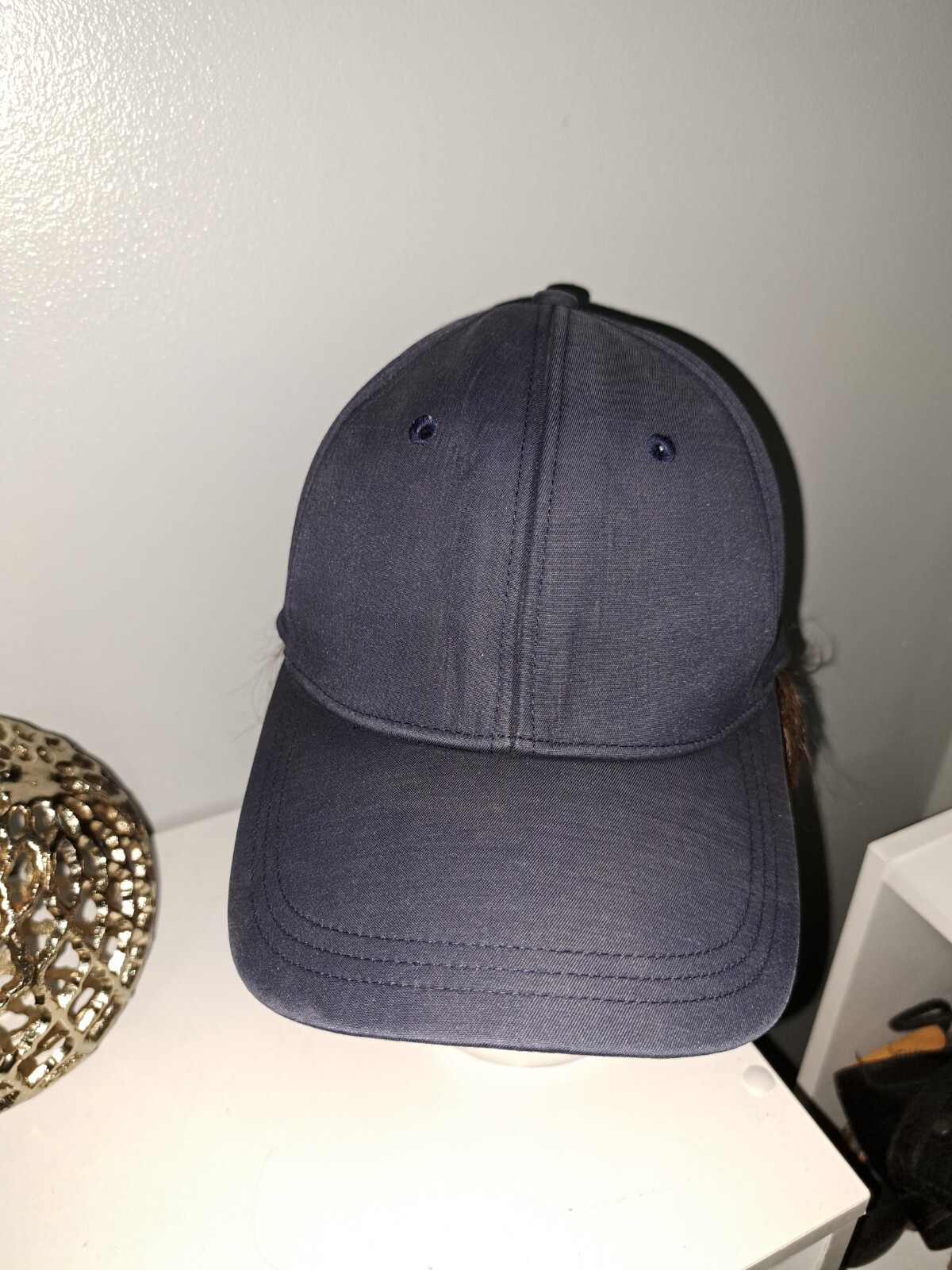 Lululemon Snapback Hat Blue Plain Lulu Mens Baseball … - Gem