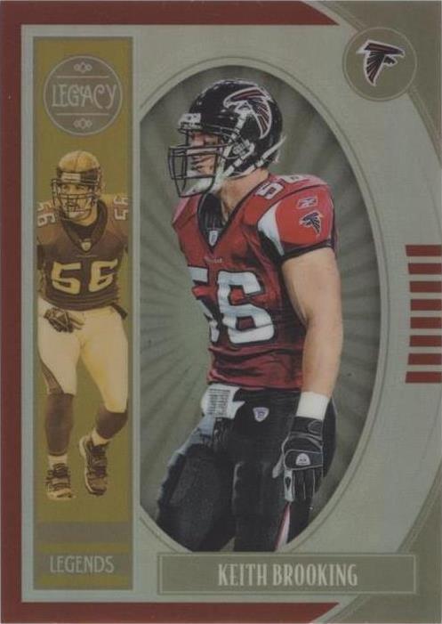2019 Panini Legacy - Legends Keith Brooking #108 Premium Edition Ruby ...