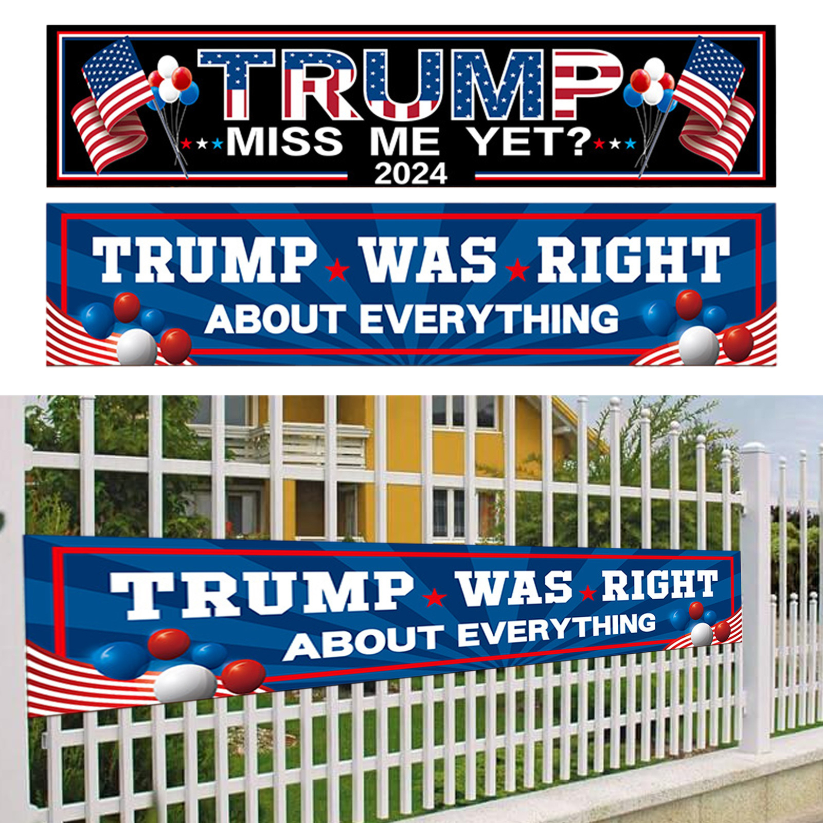 Garden Banners for Outside Large Weatherproof Outside Banner Dangling ...