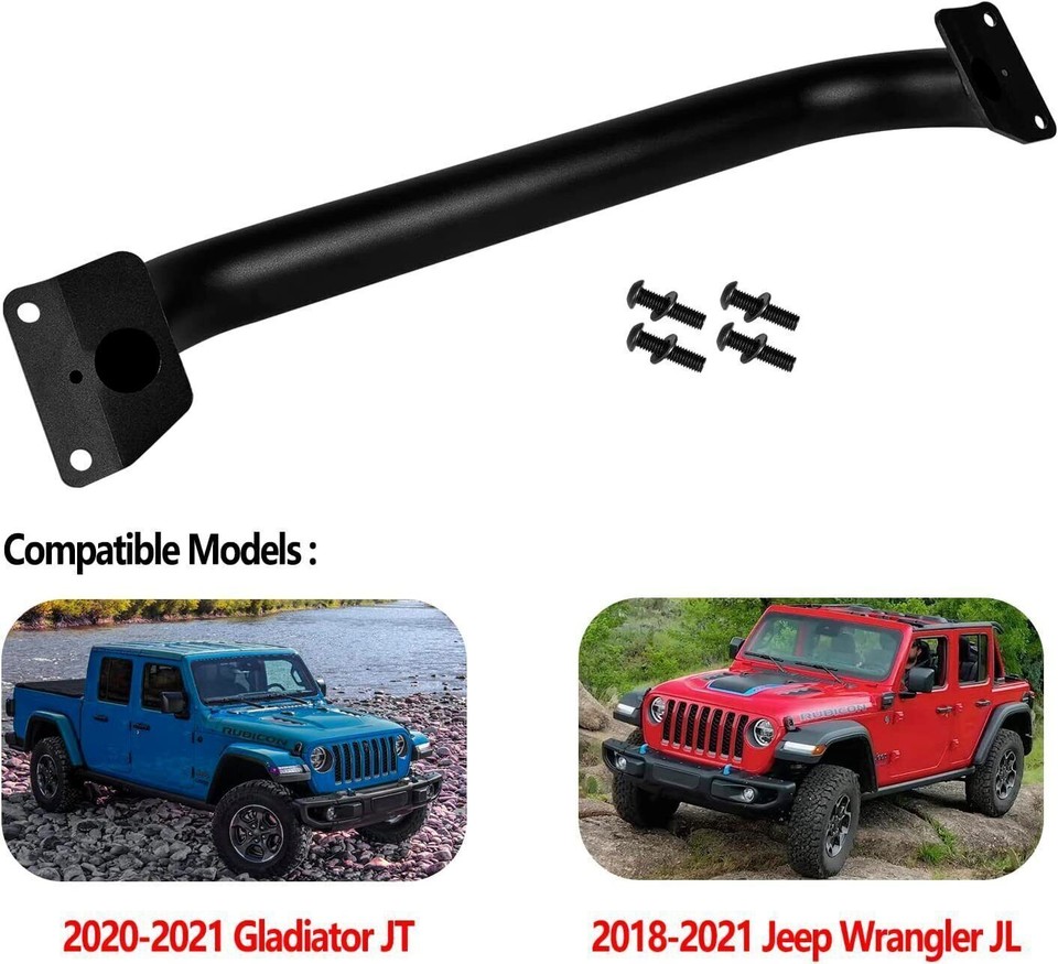 82215351 Front Grille Winch Brush Guard Fits Jeep Wrangler JL and ...